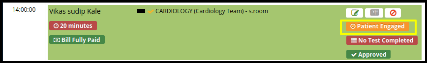 View and Modify the Schedule Status From the Appointment Calendar ...