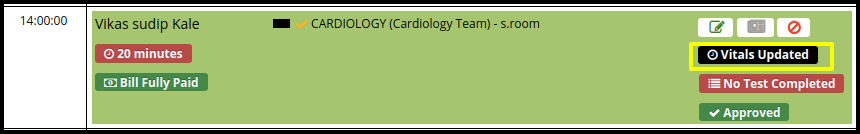 View and Modify the Schedule Status From the Appointment Calendar ...