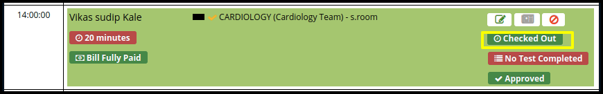 View and Modify the Schedule Status From the Appointment Calendar ...