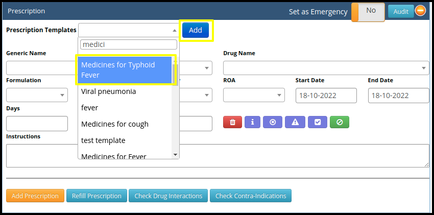 Designing and functioning the prescription template – Medixcel Support