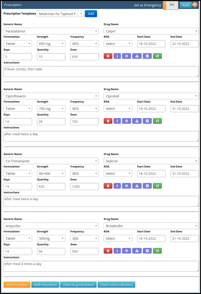 Designing and functioning the prescription template – Medixcel Support