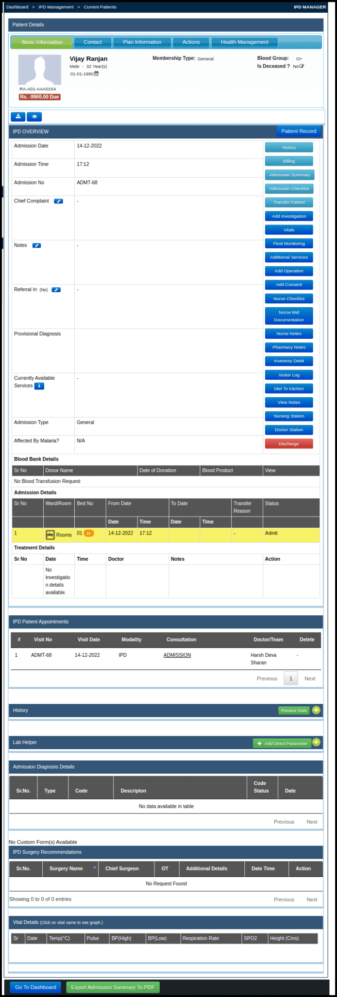 IPD Lab Test – Medixcel Support