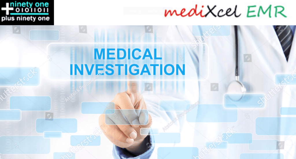 Add Investigation – Medixcel Support