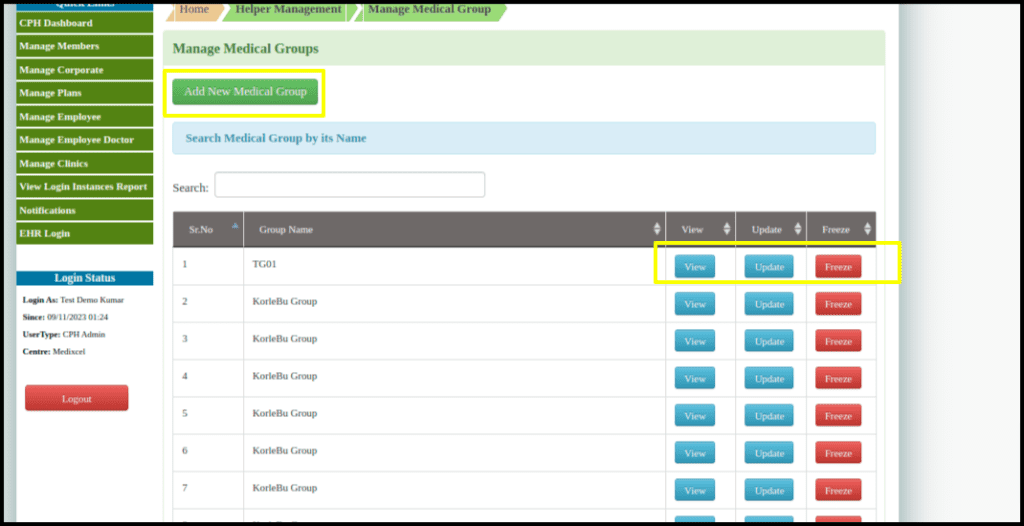 Manage Medical Group – Medixcel Support
